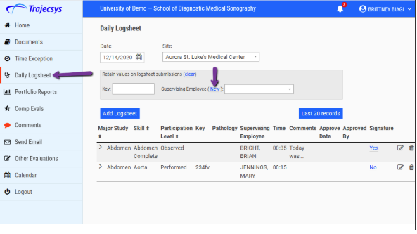 Step 1 - Students Input Data – Trajecsys Corporation