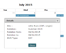 Scheduler Calendar View – Trajecsys Corporation